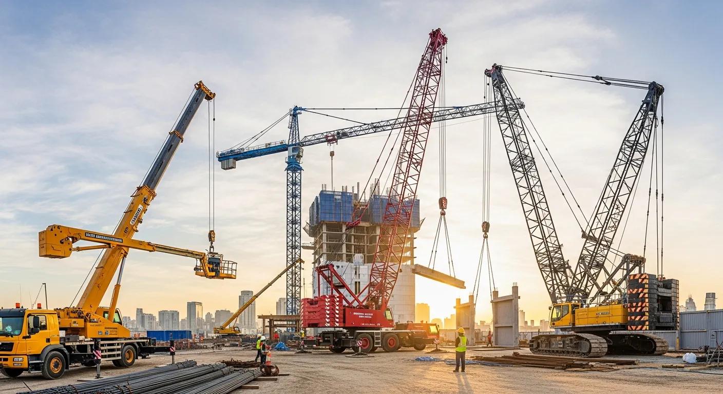 Crane Rental for Easton Construction Projects - MacDonald Crane